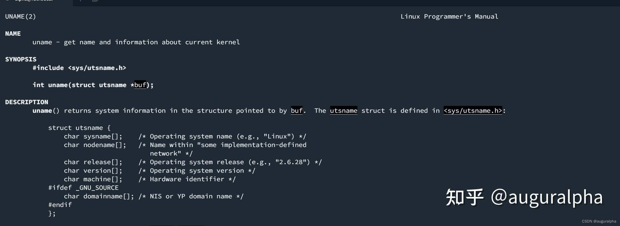 Linux man命令解析 - 知乎