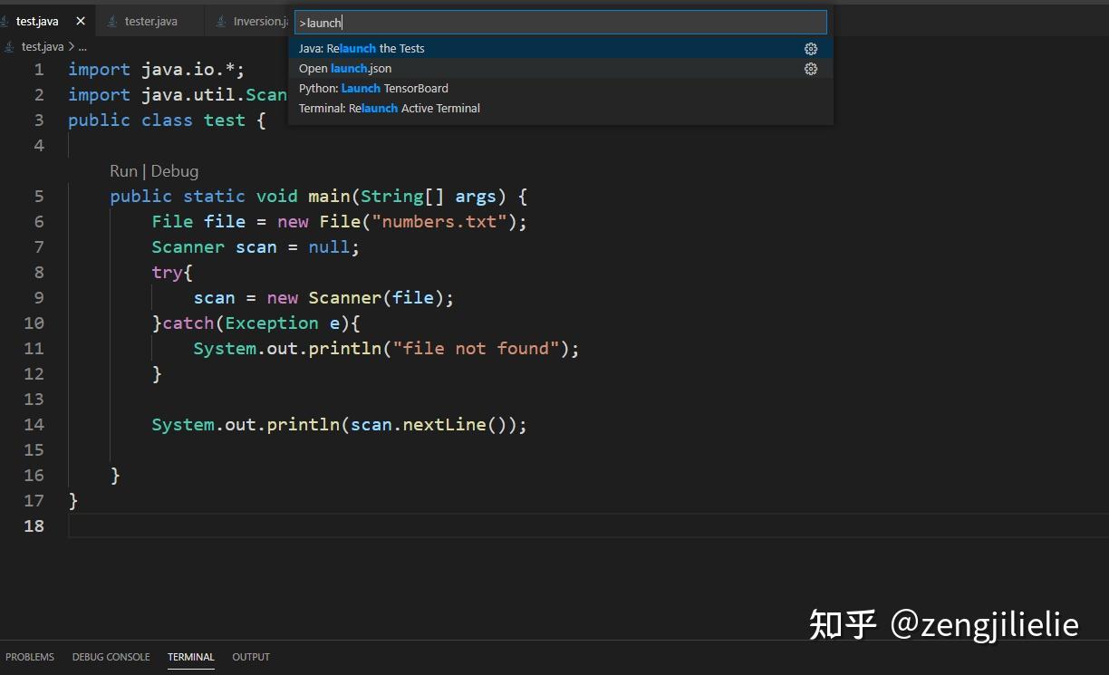 在VSCode中调试Java代码，output由Terminal改至Console - 知乎