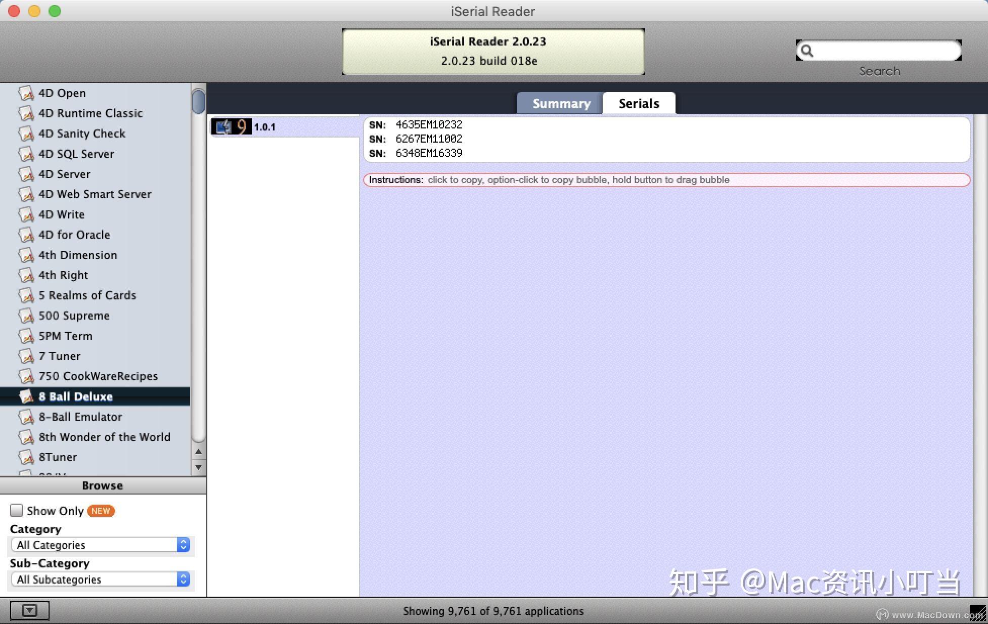 软件序列号查询：Serial Box for Mac - 知乎