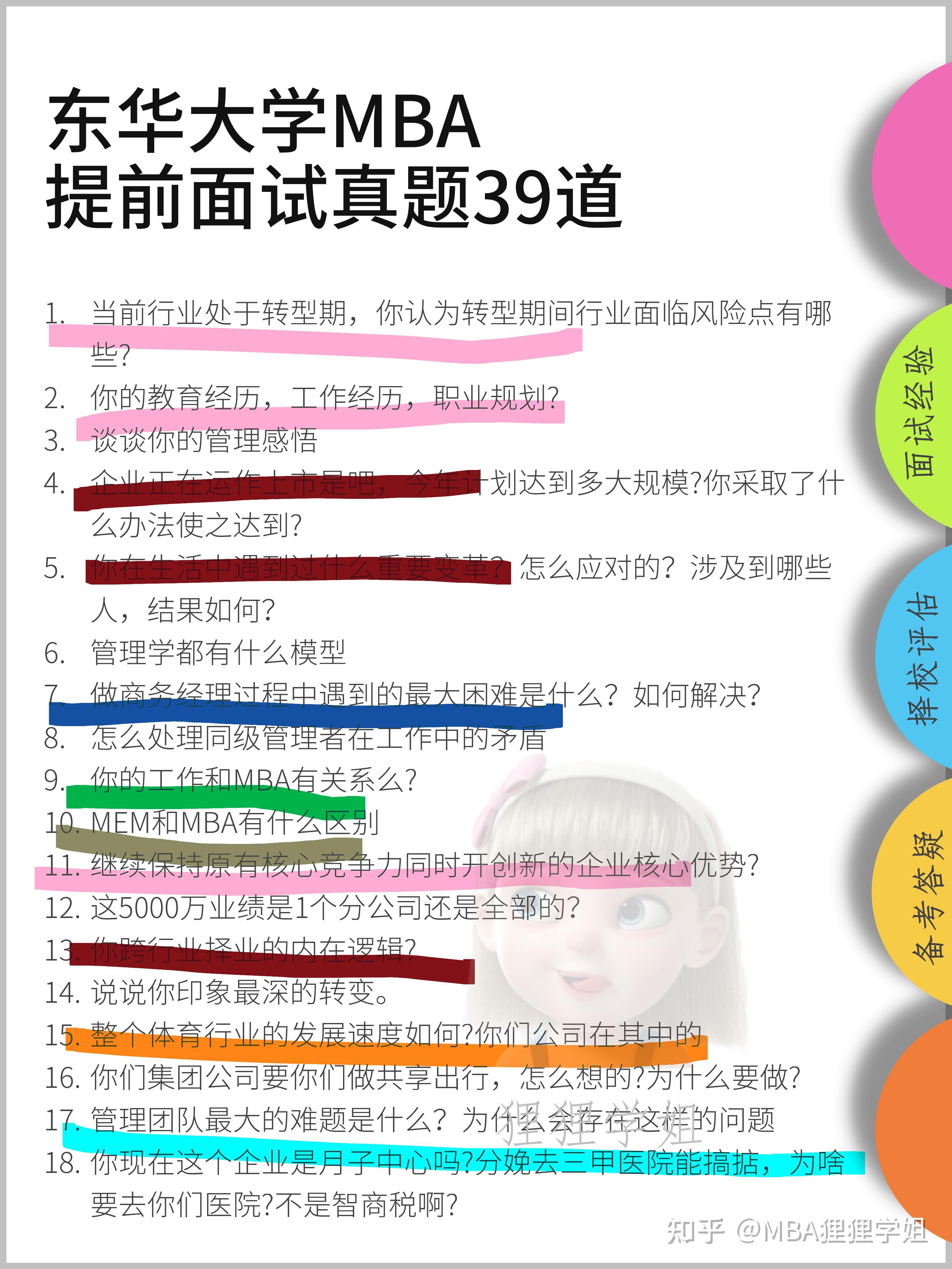 东华大学MBA院校提前面试真题 - 知乎