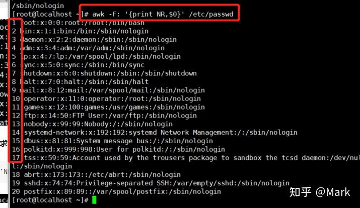 linux三剑客之三（awk）(最强大） - 知乎