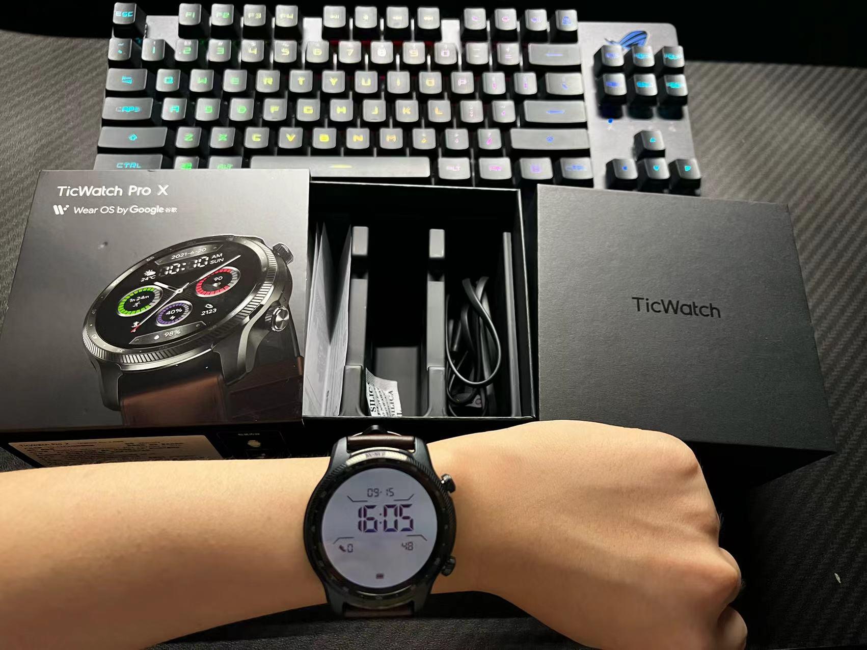 2022智能手表推荐丨Ticwatch ProX 4G 运动智能手表测评丨学生党必入智能设备