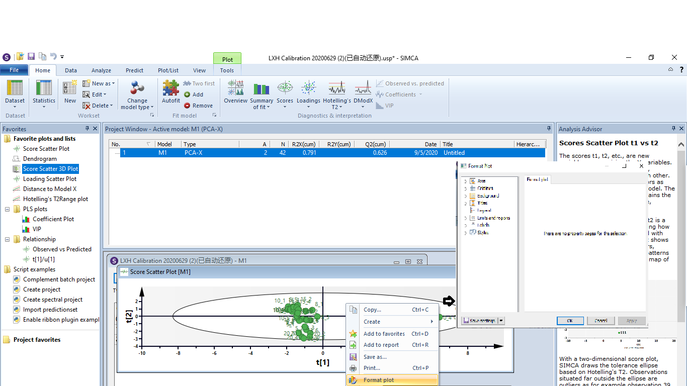 【菜鸟博士】Simca-P Pattern Recognition （PCA OPLS-DA HCA）操作说明 - 知乎