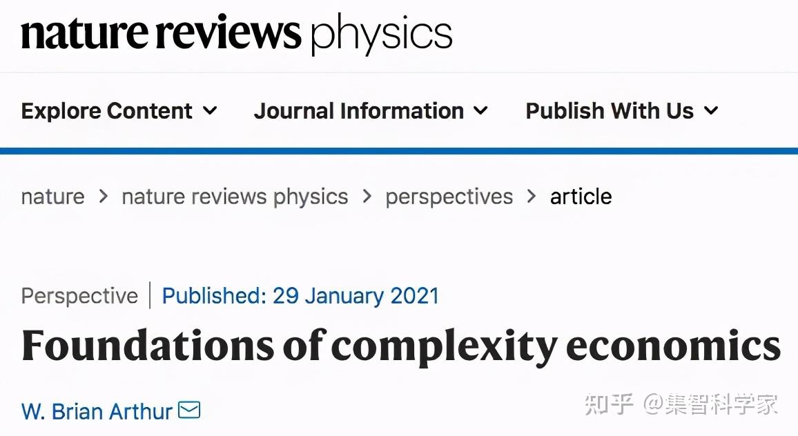 Brian Arthur长文综述：复杂经济学的基础 - 知乎