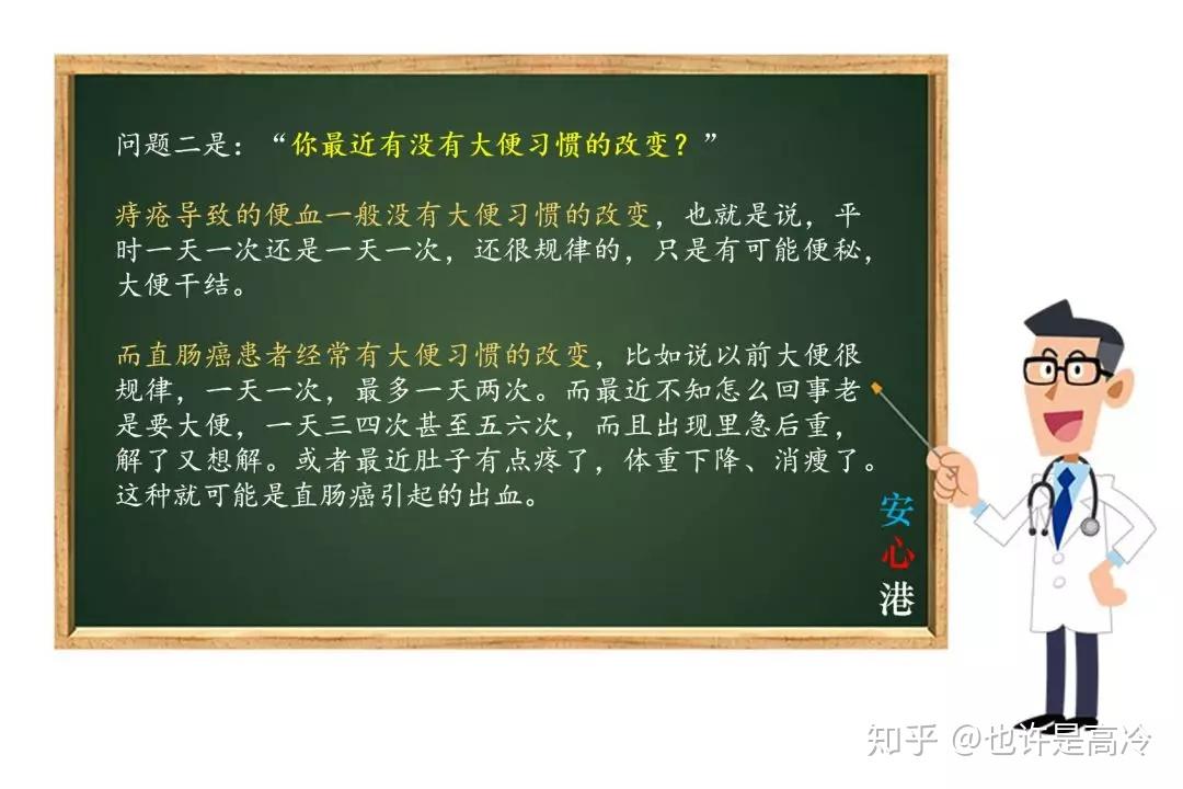 直肠癌与痔疮两者之间的区别 知乎