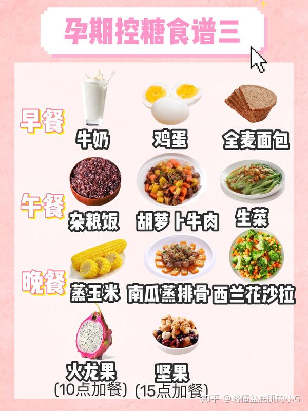孕期控糖食谱,长胎不长肉,满满的干货 知乎