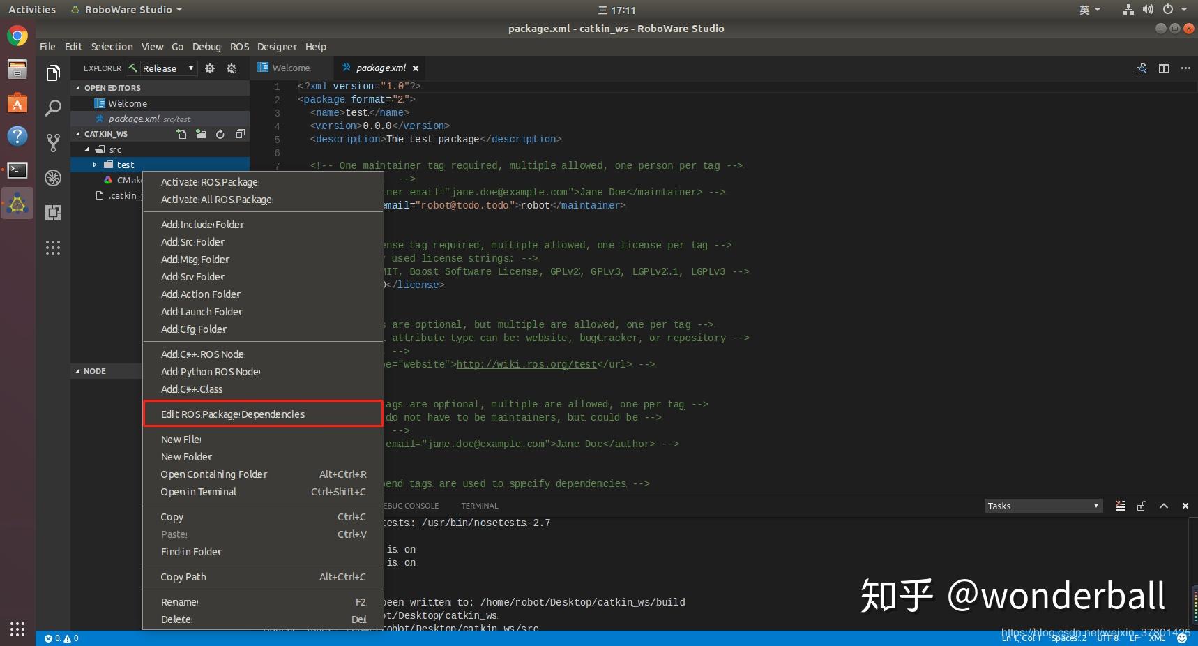机器人操作系统ROS-Roboware Studio教程（ROS melodic） - 知乎