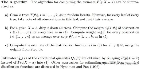Quantile Regression Forests - 知乎