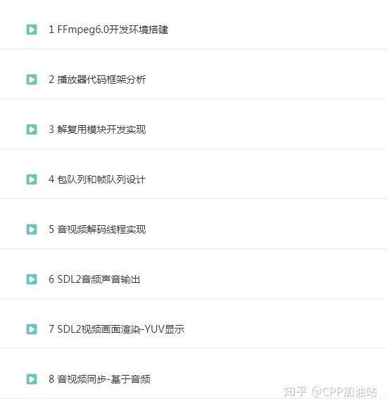 基于FFmpeg的Qt视频播放器 - 知乎