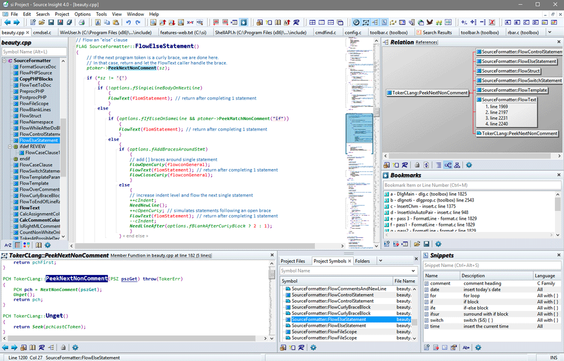 封神二十载！Source Insight 4.x：一款无法超越的C/C++/C#/ObjC/Java源代码结构浏览器 - 知乎