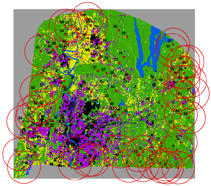 Fragstats官方入门教程6 使用抽样策略分析子景观（下） - 知乎