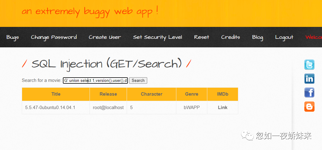 docker安装靶场环境bWAPP以及SQL注入拿到用户密码登陆系统 - 知乎