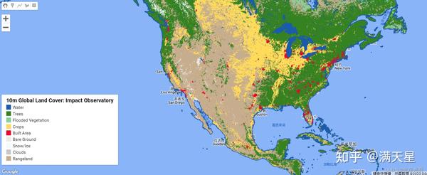 ESRI 10m年度土地利用土地覆盖（2017-2021） - 知乎