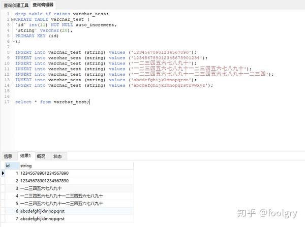 mysql varchar 有多大 - 知乎