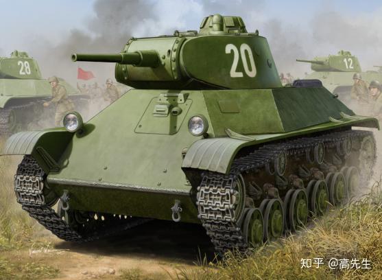 性能优越却产量稀少，“昙花一现”的苏军T-50步兵坦克 - 知乎