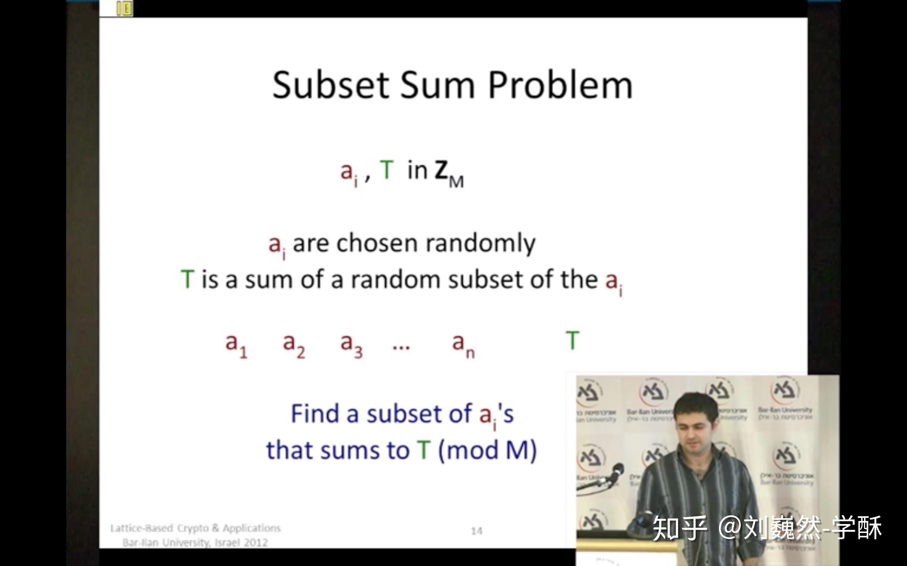 2012年BIU密码学冬令营-04-Basic Cryptanalysis-第1部分 - 知乎