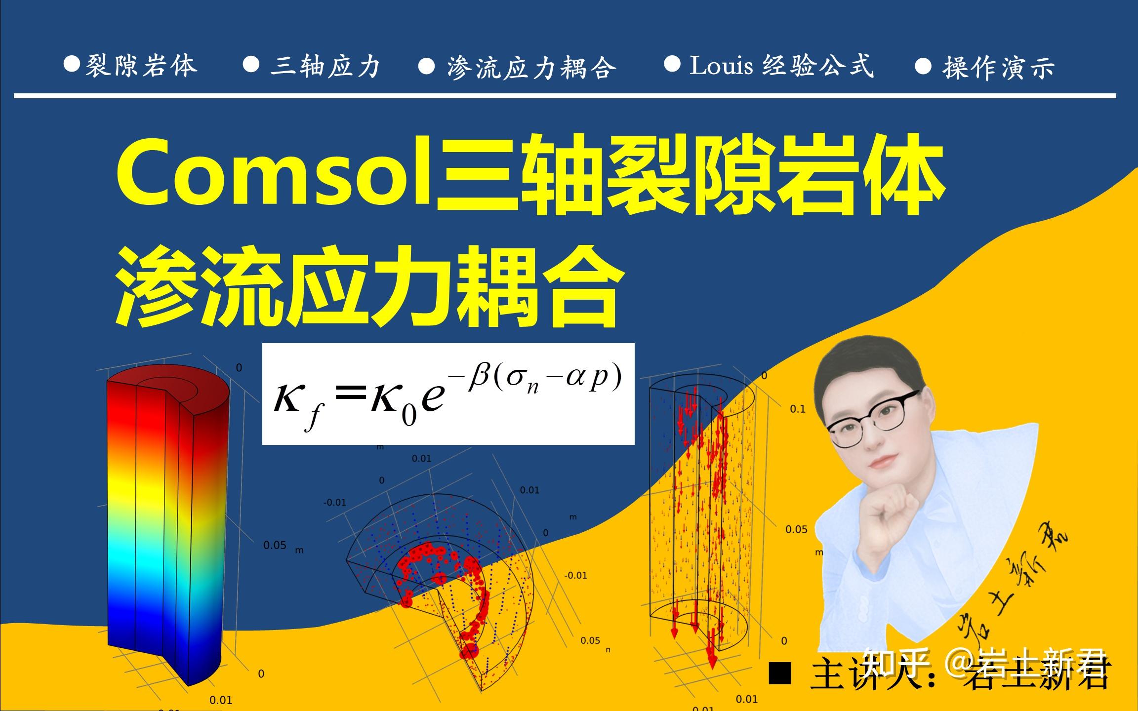 Comsol三轴裂隙岩体渗流应力耦合 - 知乎