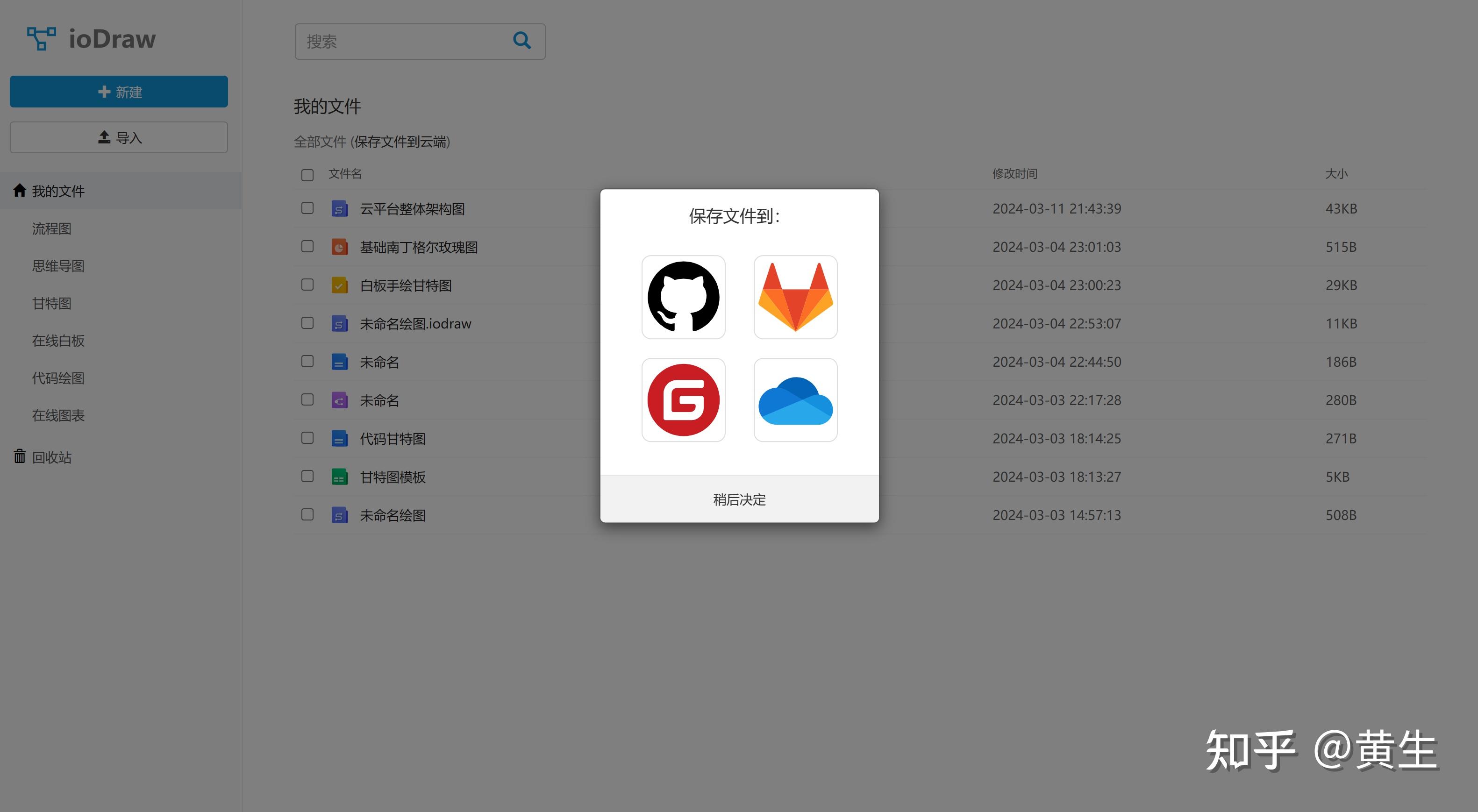 ioDraw：与 GitHub、gitee、gitlab、OneDrive 无缝对接，绘图文件永不丢失！ - 知乎