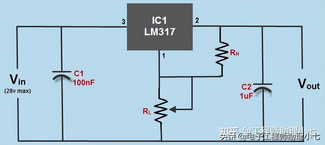 什么是 LM317 ？LM317 引脚图+LM317 工作原理及参数，带你搞定 LM317 - 知乎