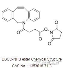 CAS:1353016-71-3二苯基环辛炔-活性酯DBCO-NHS的结构式/溶解度及使用说明介绍 - 知乎
