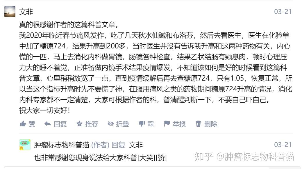 肿瘤标志物科普系列--CA724升高原因分析 - 知乎