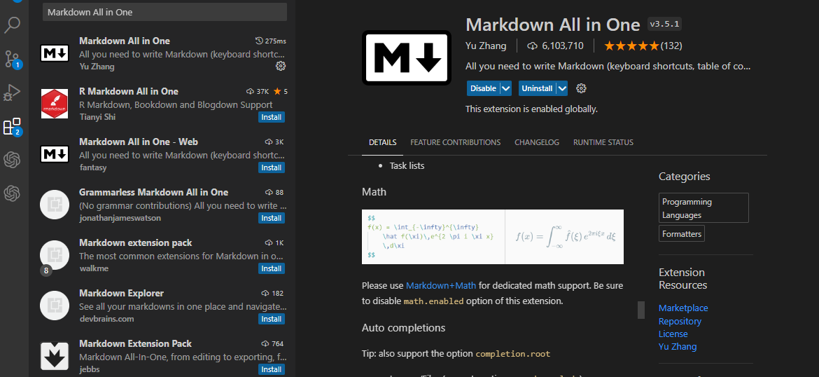 值得收藏【Markdown】皇额娘级教你玩转vscode插件： Markdown All in One - 知乎