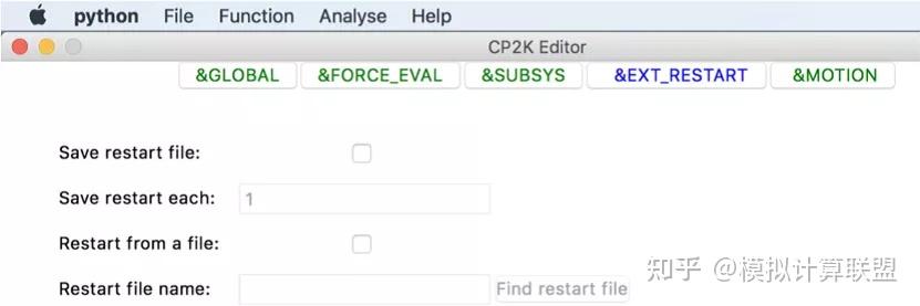 【使用手册】图形用户界面编辑器—CP2K Editor，构造CP2K的输入文件 - 知乎