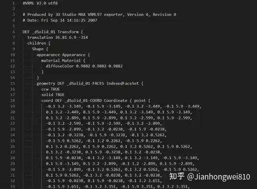 3D 格式概览：VRML 和 X3D - 知乎