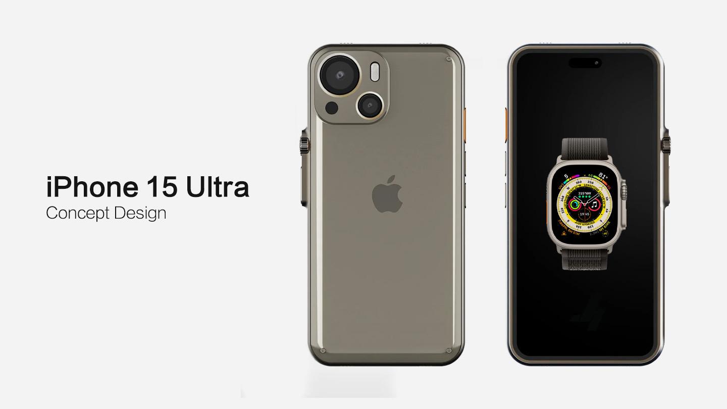 iPhone 15Ultra最新概念图：钛金属+旋转表冠，质感出众 - 知乎