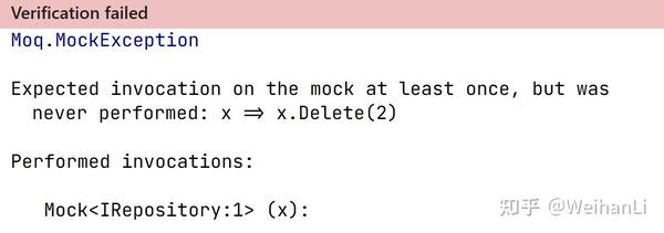 Mock 框架 Moq 的使用 - 知乎