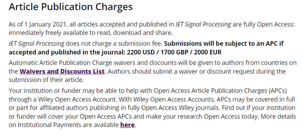 信号处理方向，CCF-C类，中科院4区，3个月接收的IET老牌期刊 - 知乎