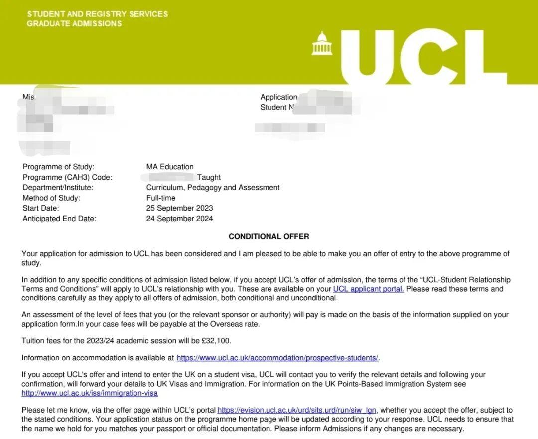 23Fall又一波UCL offer捷报！UCLer独家录取秘籍分享！ - 知乎