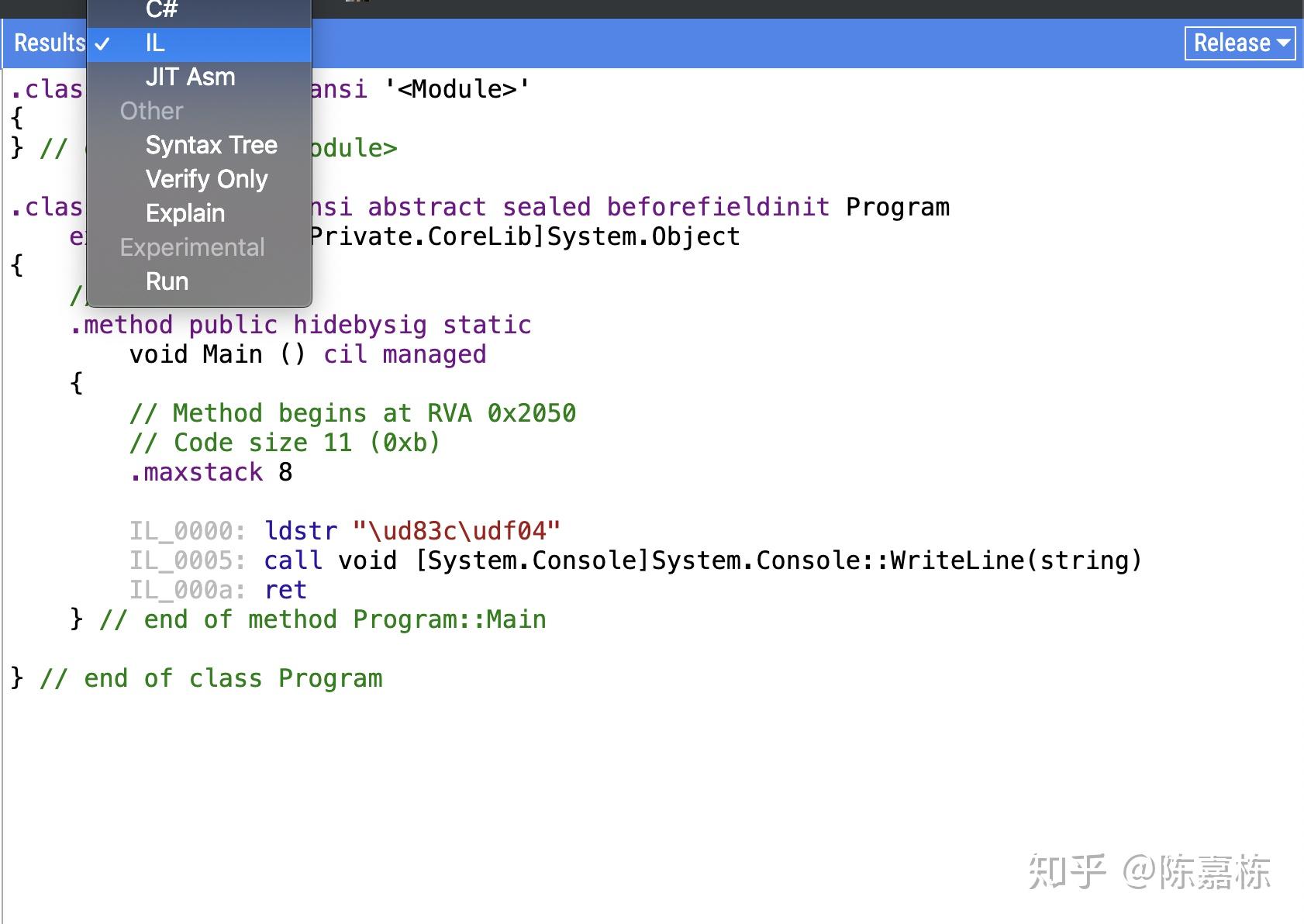 向.net/Unity 程序员推荐一个十分因吹斯听的网站：sharplab.io - 知乎