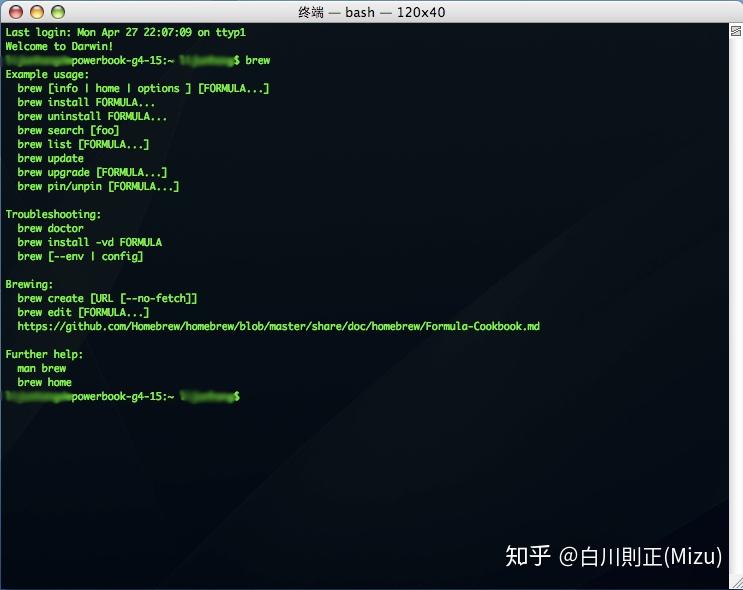 Tigerbrew——给老Mac用的Homebrew - 知乎