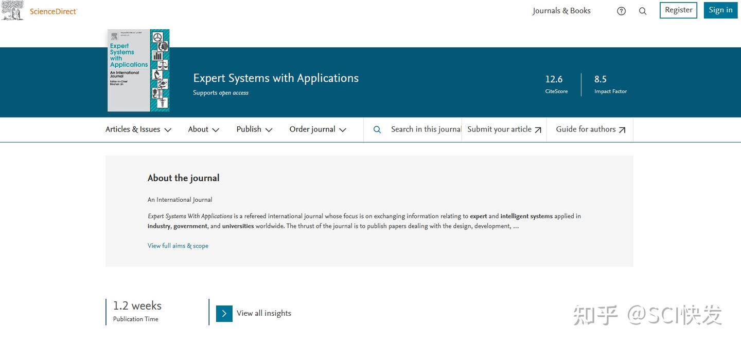 期刊分析| EXPERT SYSTEMS WITH APPLICATIONS 计算机科学方向 if=8.5 国人发文量第一！ - 知乎