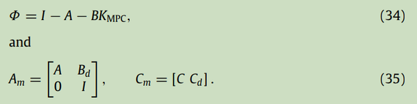 Linear offset-free model predictive control - 知乎
