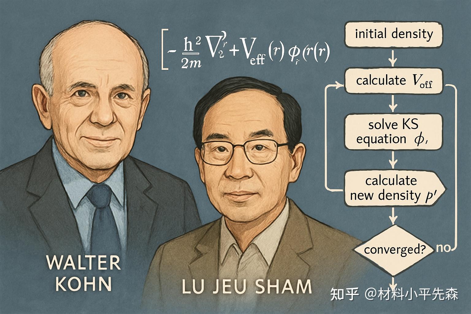 【群星篇】从薛定谔的猫到Kohn-Sham的方程：塑造第一性原理宇宙的巨匠们 - 知乎