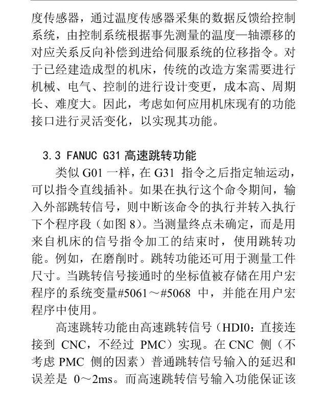 FANUC | G31 高速跳转功能的应用 - 知乎