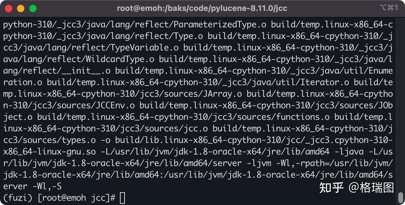 夫子•明察司法大模型-0001-pylucene 安装 - 知乎