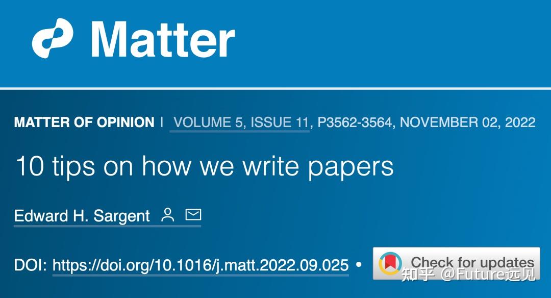 发表16篇Nature、14篇Science！这位顶尖学者告诉你论文十法 - 知乎