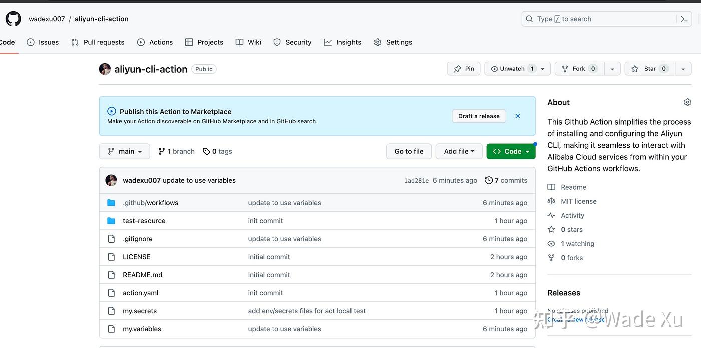 发布你的第一个 GitHub Action 以自动化阿里云 OSS 操作 - 知乎
