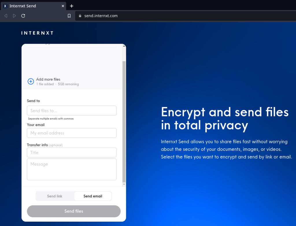 怀念 Firefox Send 吗？不妨试试 Internxt Send 吧 | Linux 中国 - 知乎