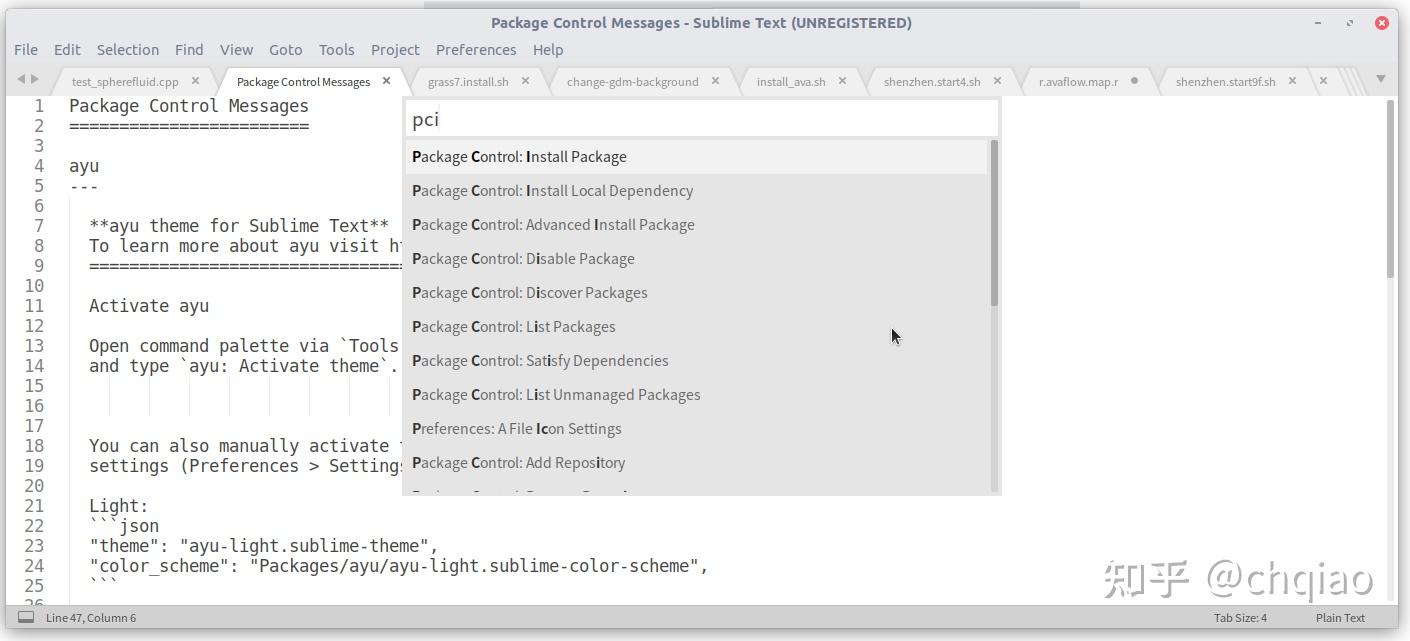 Sublime Text 3 中安装Package Control并配置 - 知乎