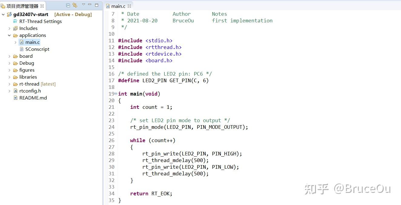 手把手教你使用RT-Thread制作GD32系列BSP - 知乎