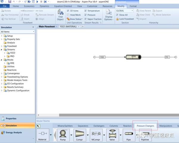 如何用Aspen plus 计算蒸汽管道压降？ - 知乎