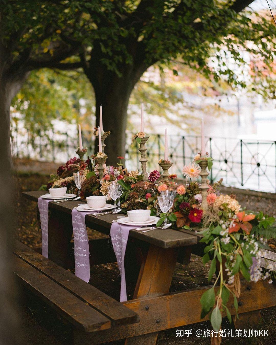 烟雨朦胧里的奇幻复古风户外婚礼晚宴 - 知乎