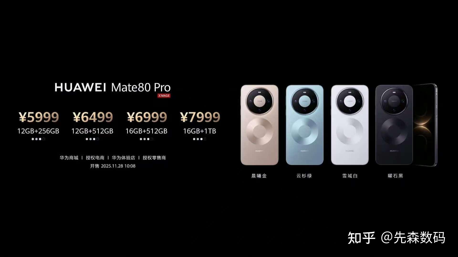 华为Mate80/Pro/ProMax/RS正式发布，价格4699起，一口气看清四款区别 - 知乎