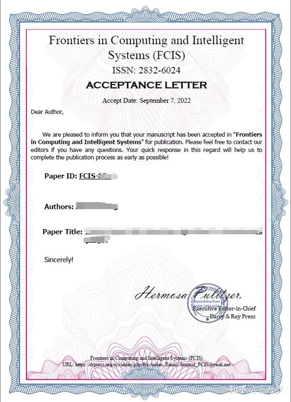 Frontiers in Computing and Intelligent Systems（FCIS---月底结束一期） 计算和智能系统前沿----理工科 - 知乎