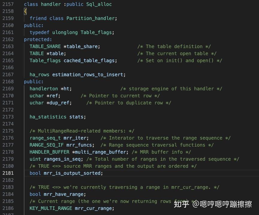 移动云海山数据库(He3DB)-MySQL关键类之Handler - 知乎
