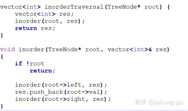 二叉树的前中后序遍历 知乎